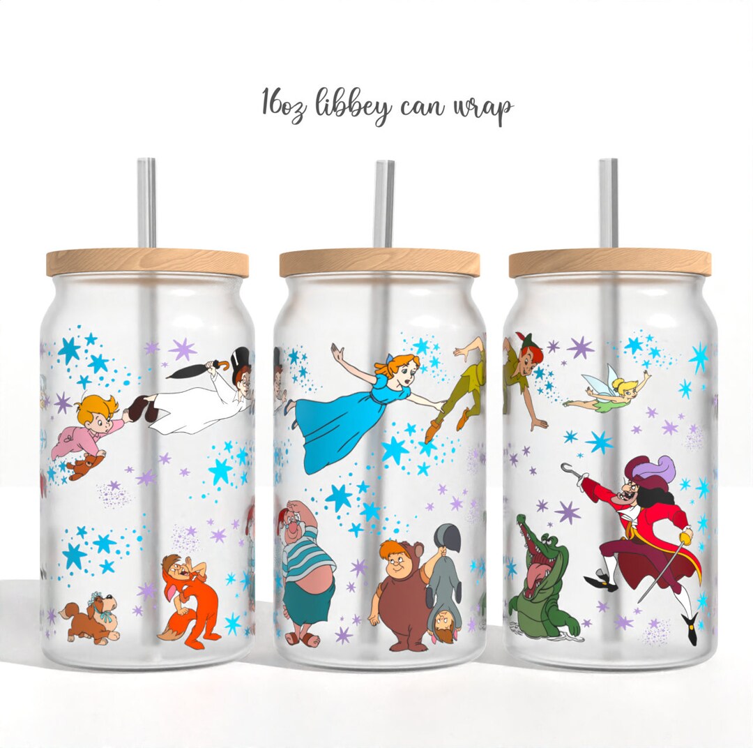 Cartoon 16oz Libbey Can Cartoon PNG, 16oz Glass Can Wrap, 16oz Libbey ...