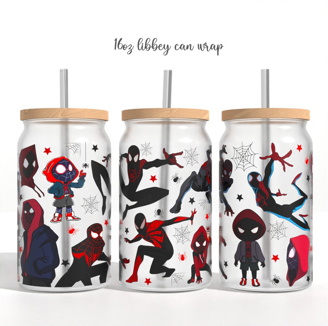 Cartoon 16oz Libbey Can Cartoon PNG, 16oz Glass Can Wrap, 16oz Libbey ...
