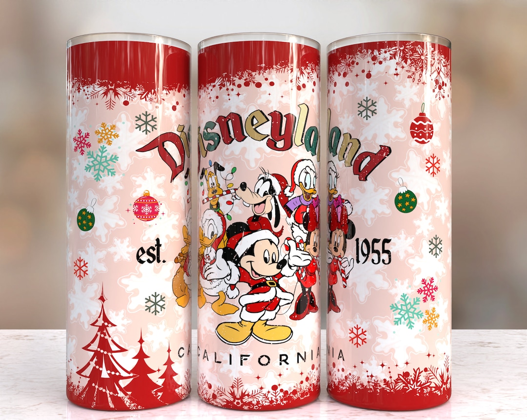 Christmas Cartoon 20oz Wrap, Mouse Design, Sublimation Wrap, Cartoon ...