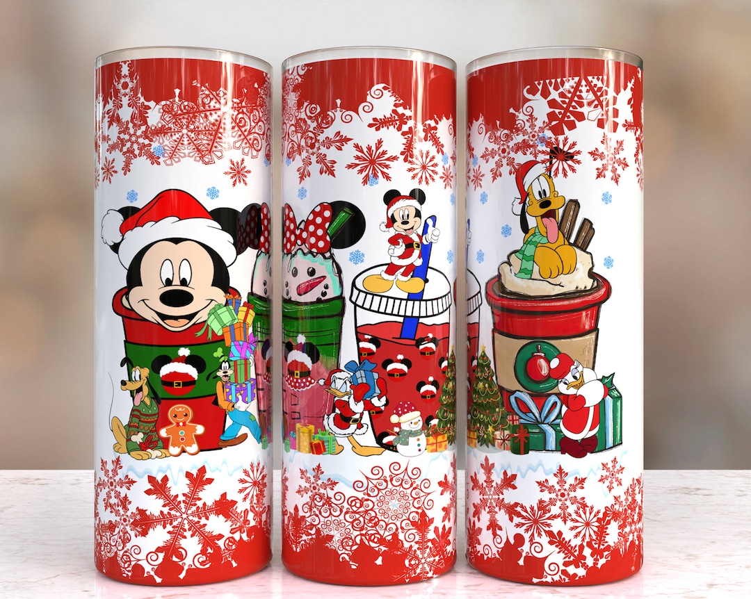 Christmas Cartoon 20oz Wrap, Mouse Design, Sublimation Wrap, Cartoon ...