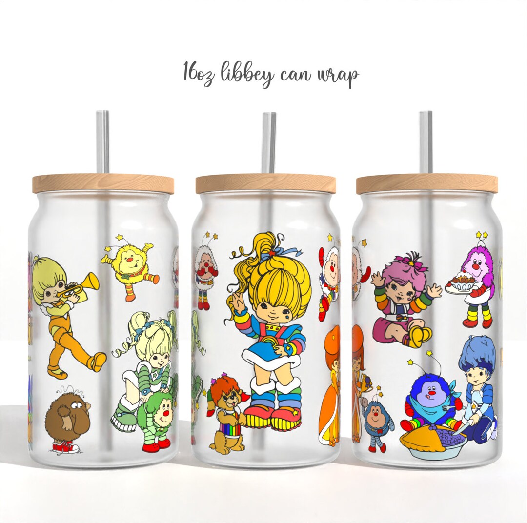 Cartoon 16oz Libbey Can Cartoon PNG, 16oz Glass Can Wrap, 16oz Libbey ...