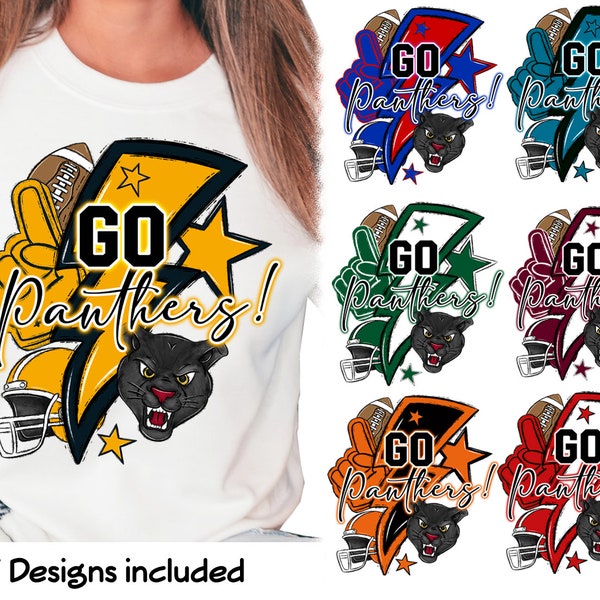 Panthers Sublimation Designs - Etsy