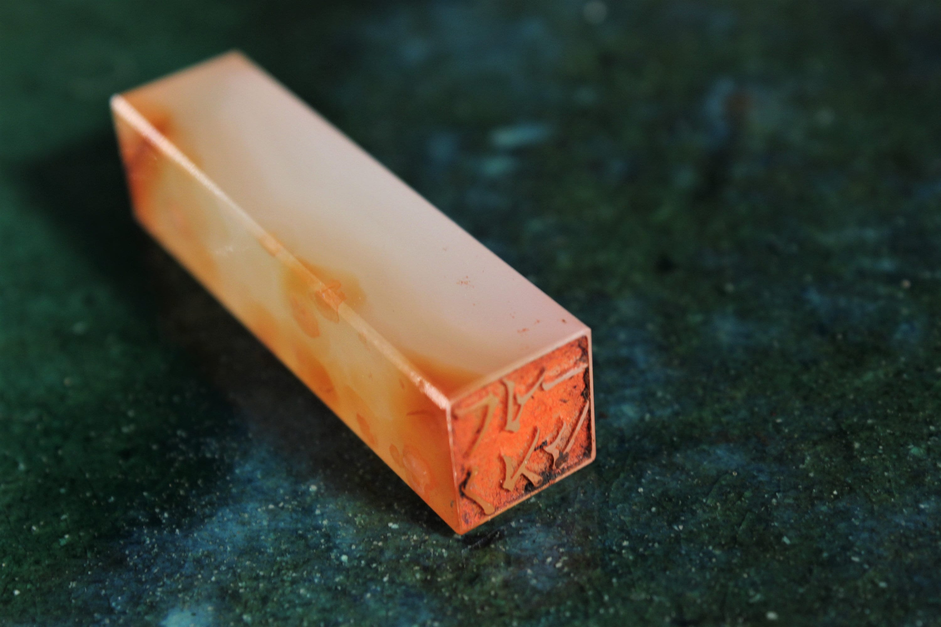 Vintage Agate Seal in Alligator Skin Case With Silk Lining and - Etsy