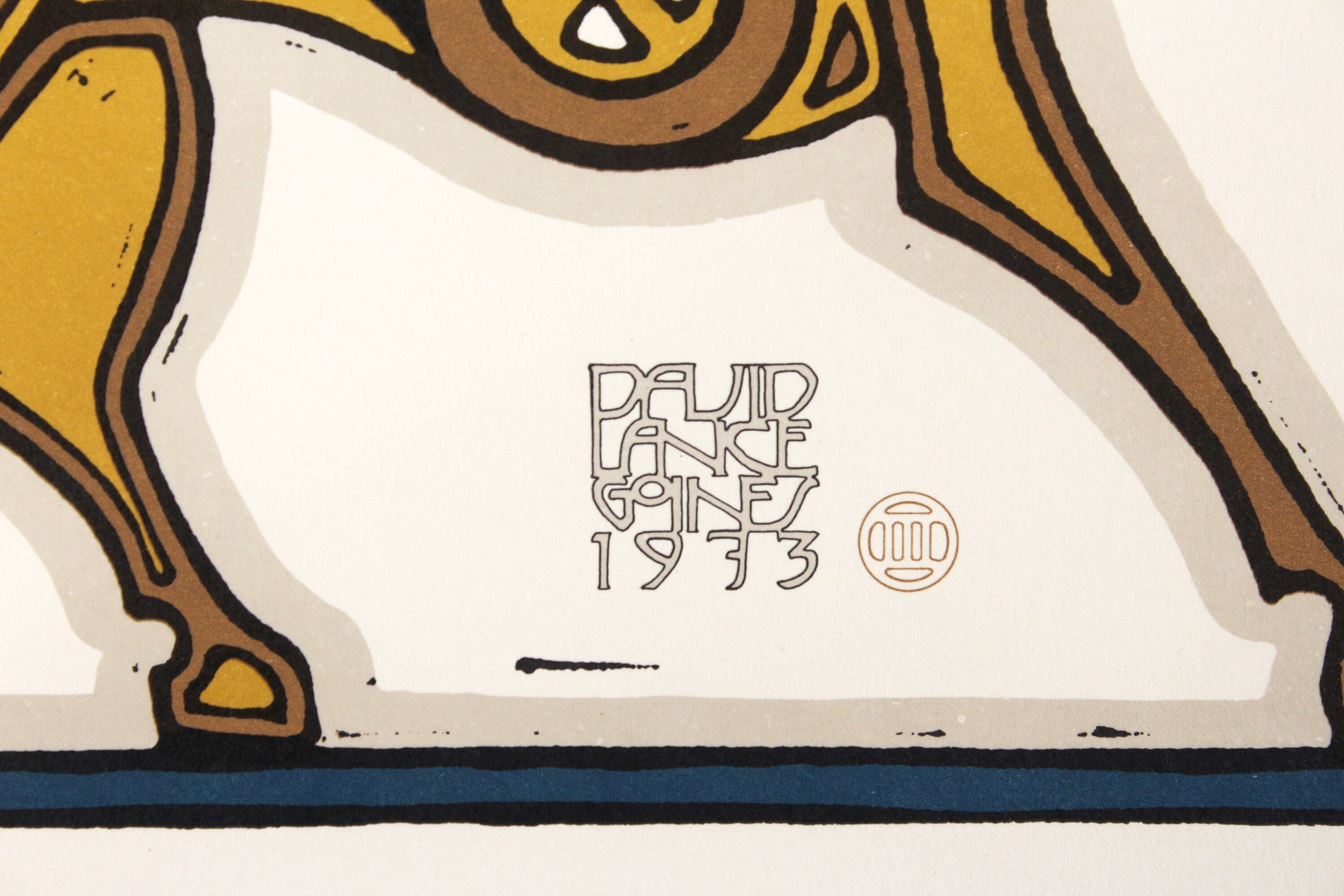 Original David Lance Goines Bach Poster, 26, 2nd Printing of the 2nd Edition Printed 1979 ...