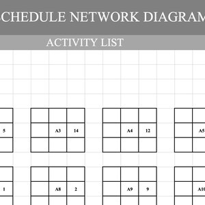 Project Management Templates in Excel and Powerpoint Schedule Network ...