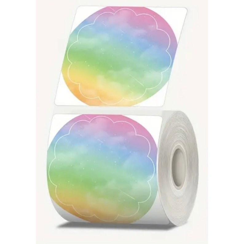 2 Inch Custom Packaged on Live Sticker Rolls / Shipping Stickers ...