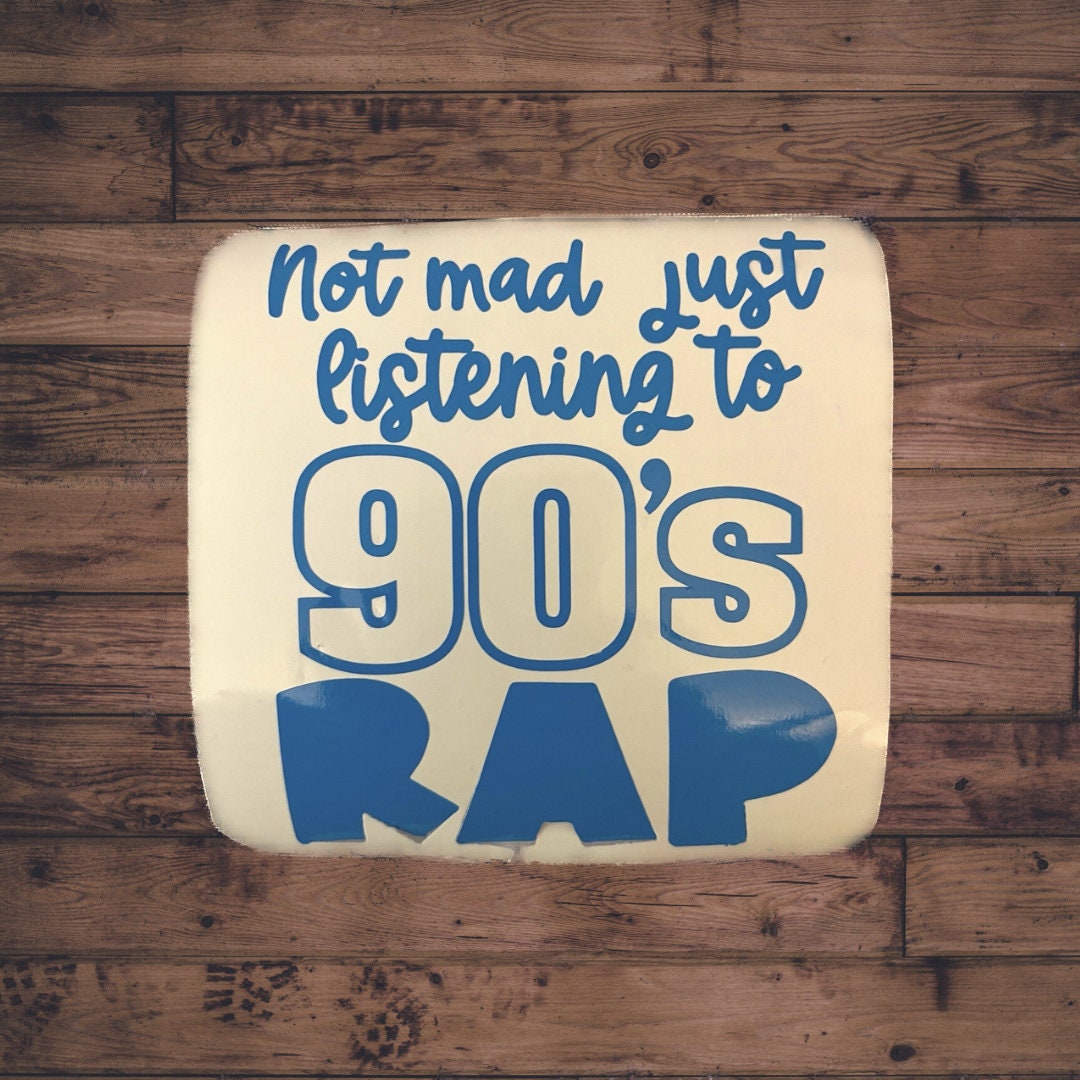 Car Decal / 90s Rap Funny Car Decal / Car Sticker / Bumper - Etsy