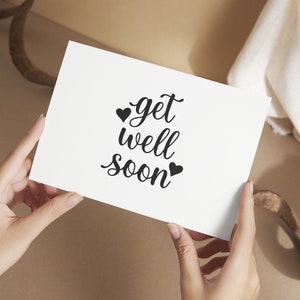 Get Well Soon Svg, Thinking of You Svg, Hand Lettered Svg, Get Well Svg ...