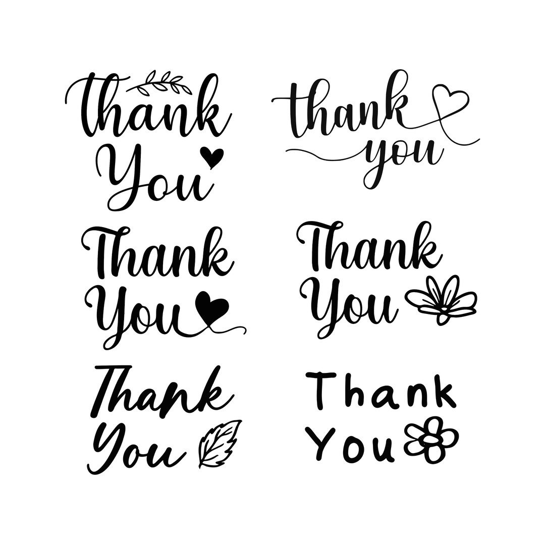 Thank You SVG, Thank You Sign, Hearts, Wedding Thank You Svg, Thank You ...