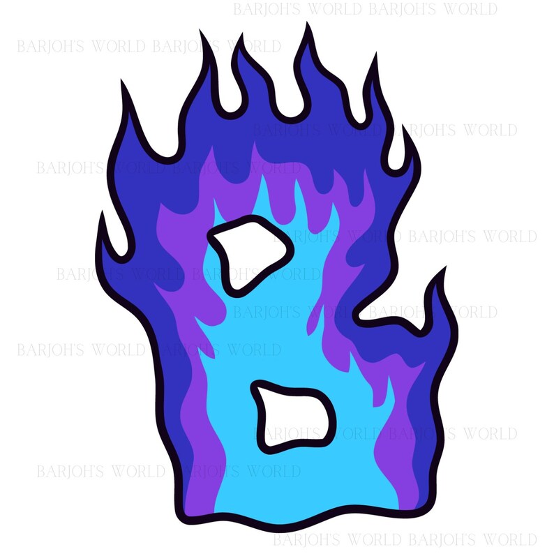 Blue Flame Fire Font Letters | Halloween Letters | Flame Png Letters ...