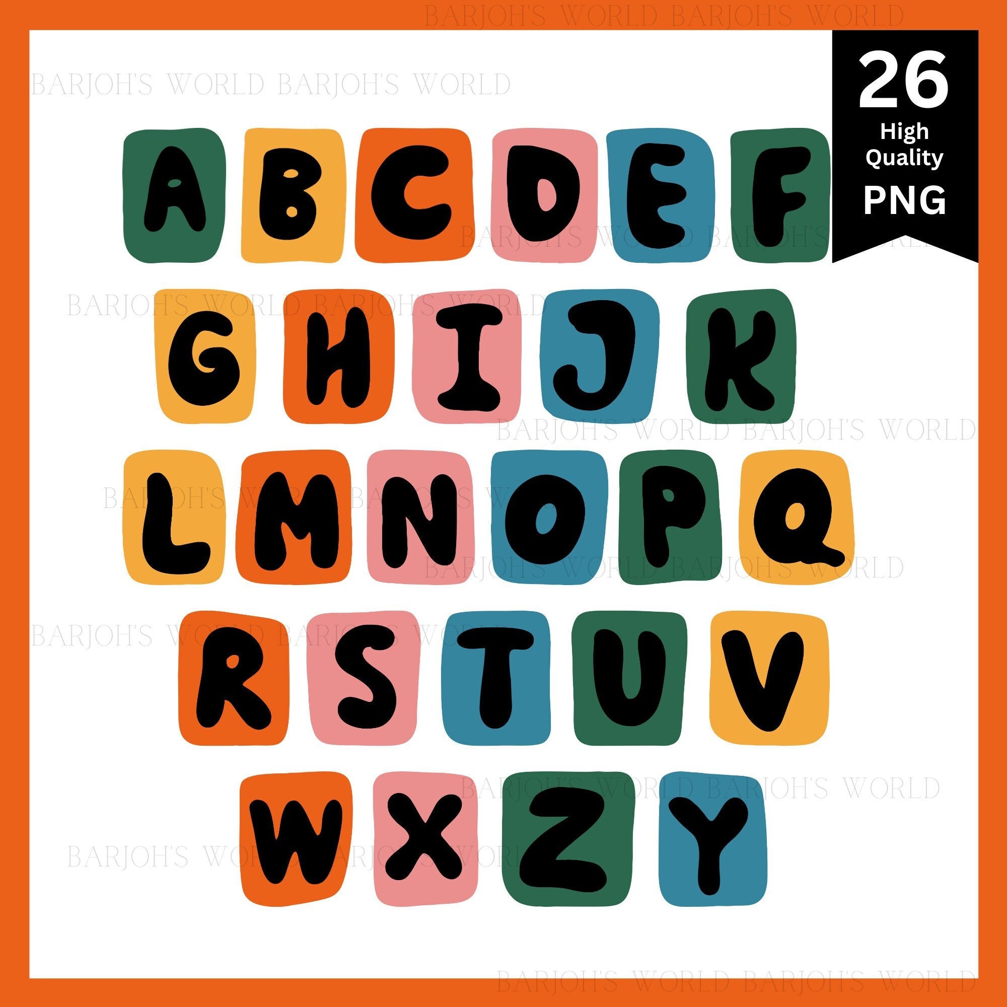 Groovy Retro Font SVG | SVG Files Colors | Png Letters | Svg Alphabet ...