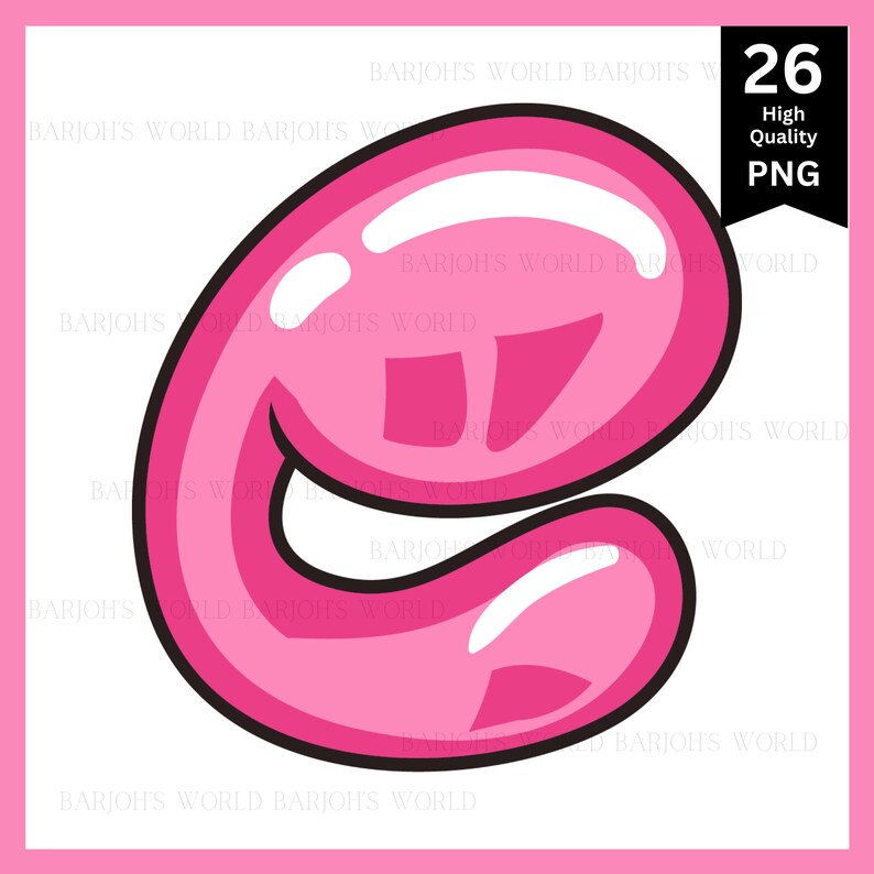Pink Bubblegum Graffiti Svg Letters SVG Files Png Files - Etsy Canada