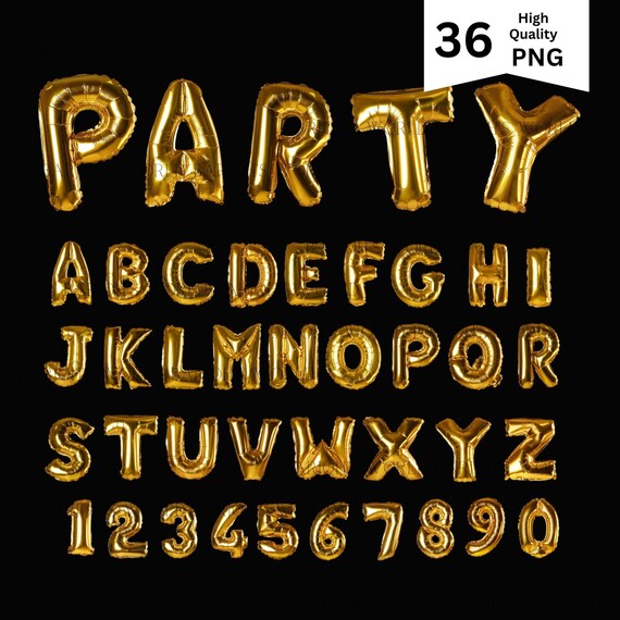 Balloons with letters of the alphabet store