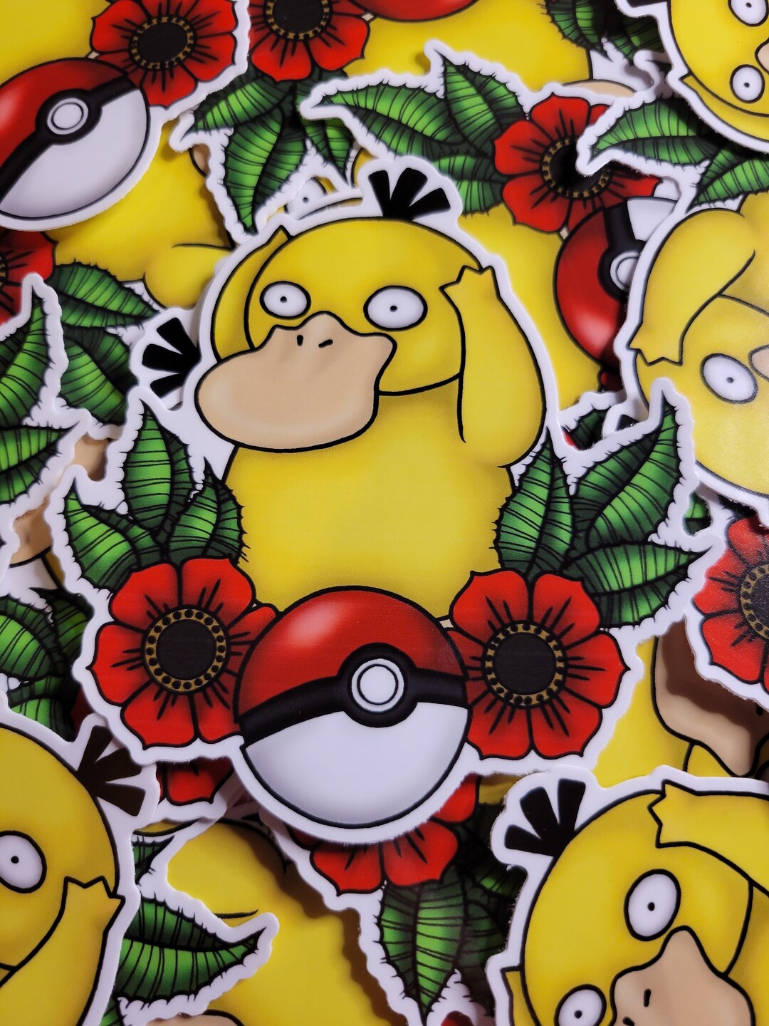 Stressed Duck Vinyl Sticker - Etsy