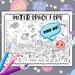 Space Alien Coloring Page for Kids (I Spy) Digital & Printable - Etsy