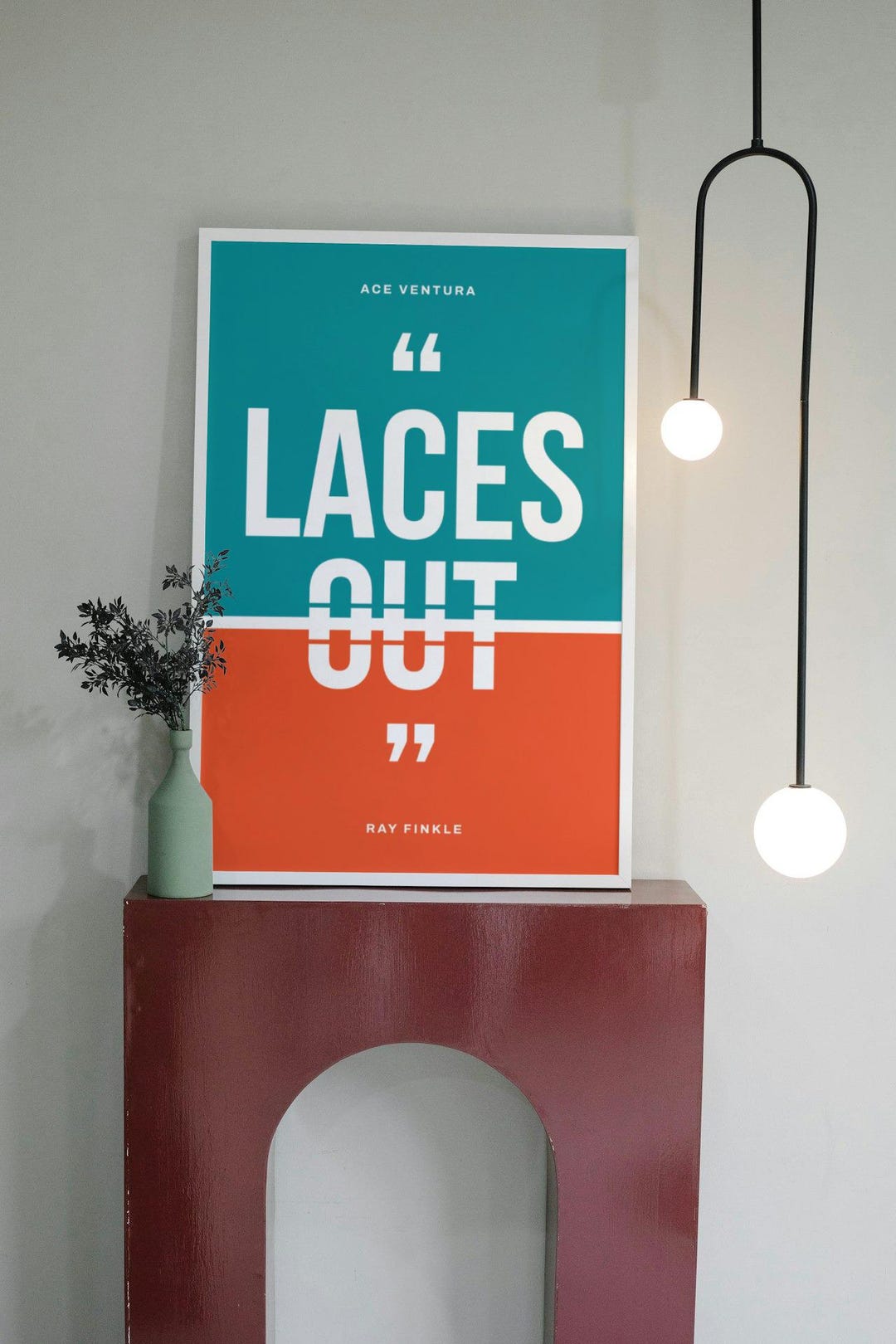 Laces Out Minimalistic Movie Poster - Ace Ventura - Miami Dolphins ...