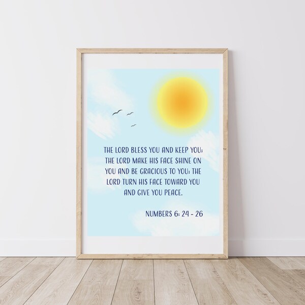 Bible Verse for Sunshine Nursery - Etsy