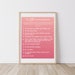 Ten Commandments Pink Ombré Artwork, Christian Nursery Decor, Kids ...