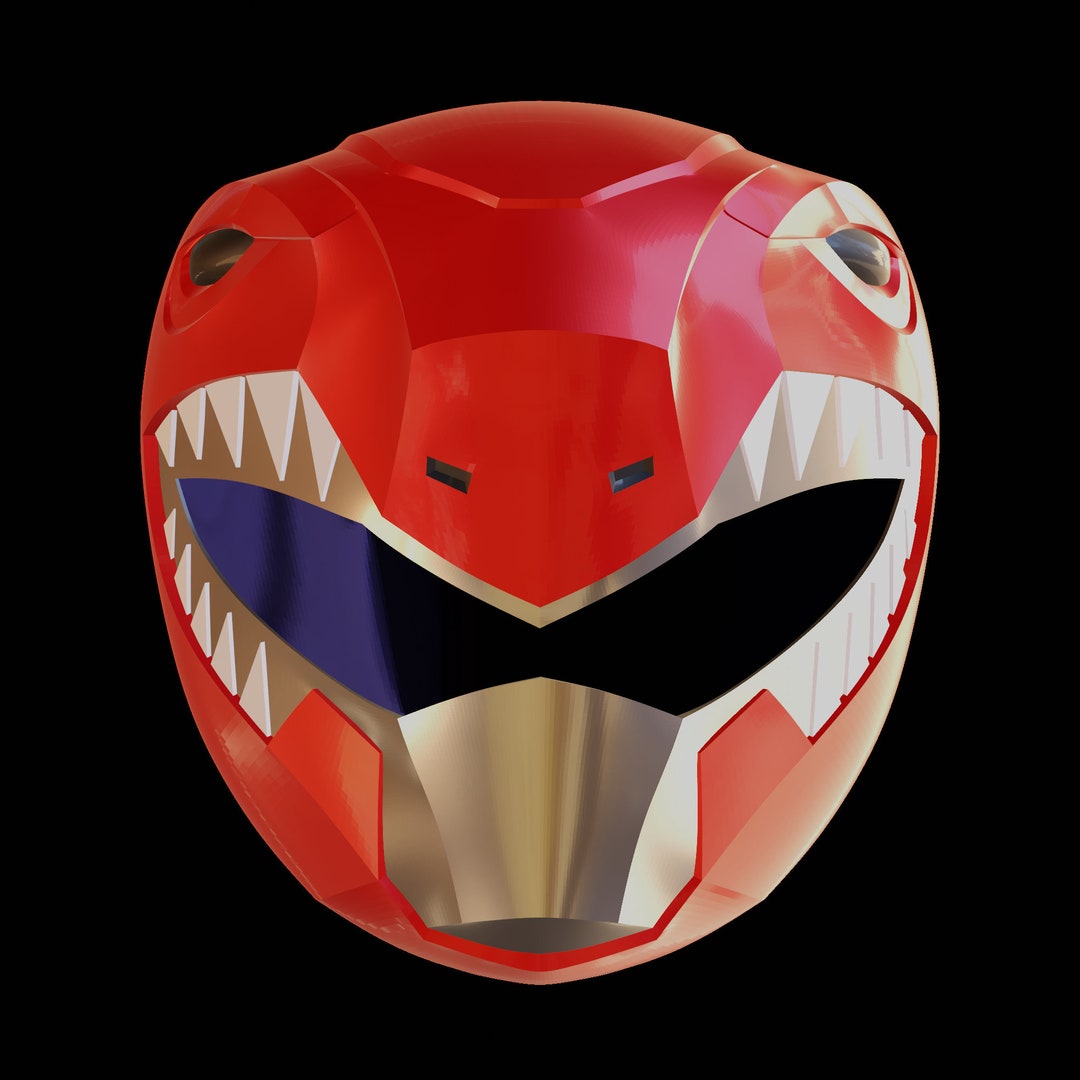 Red Turtle Ranger Helmet - 3D FILES ONLY - Etsy