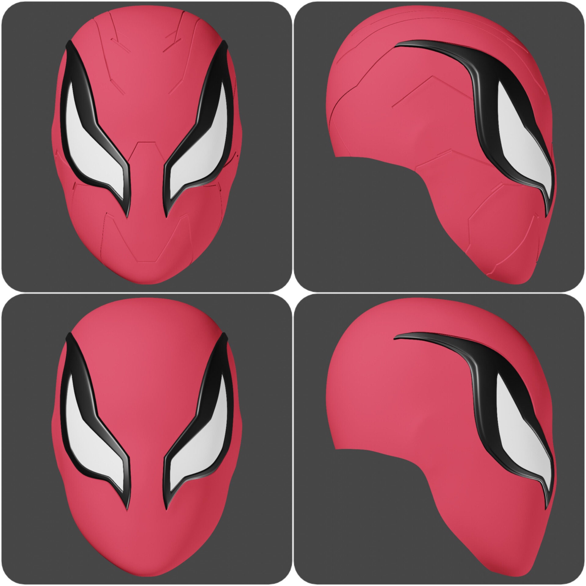 Game Inspired Spider-man Mask (5-in-1 Pack) - 3D FILES ONLY - Etsy