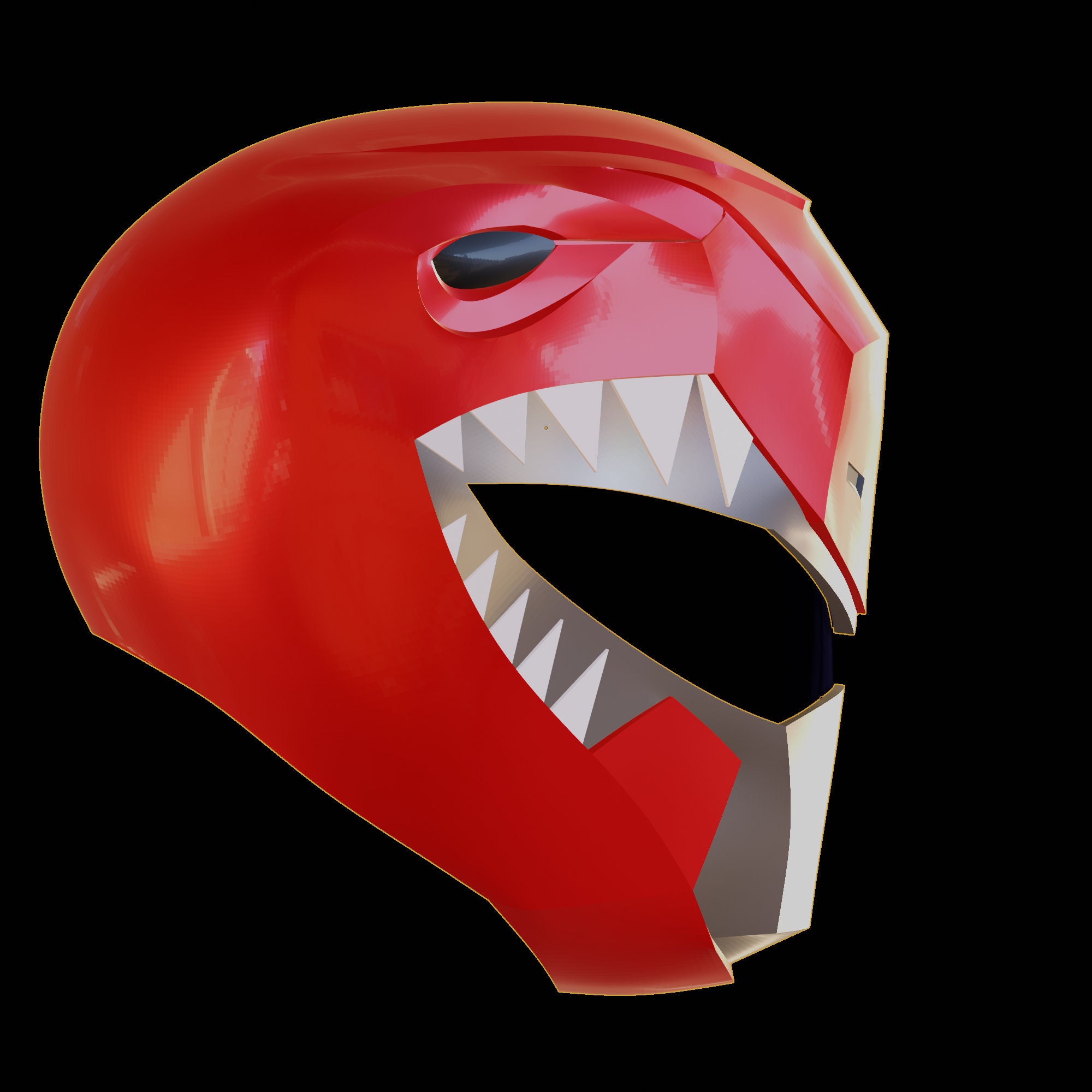 Red Turtle Ranger Helmet - 3D FILES ONLY - Etsy