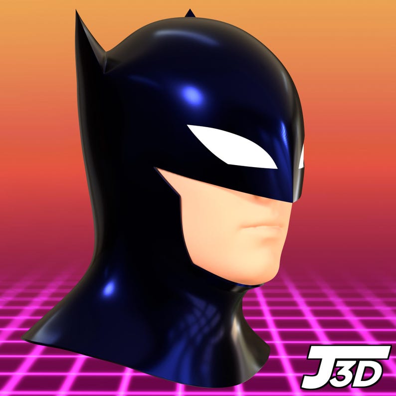 2004 Cartoon Bat Cowl - 3D FILES ONLY - Etsy