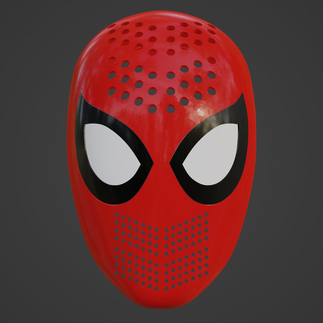 Spider-man ITSV Peter Parker Face Shell - 3D FILES ONLY - Etsy