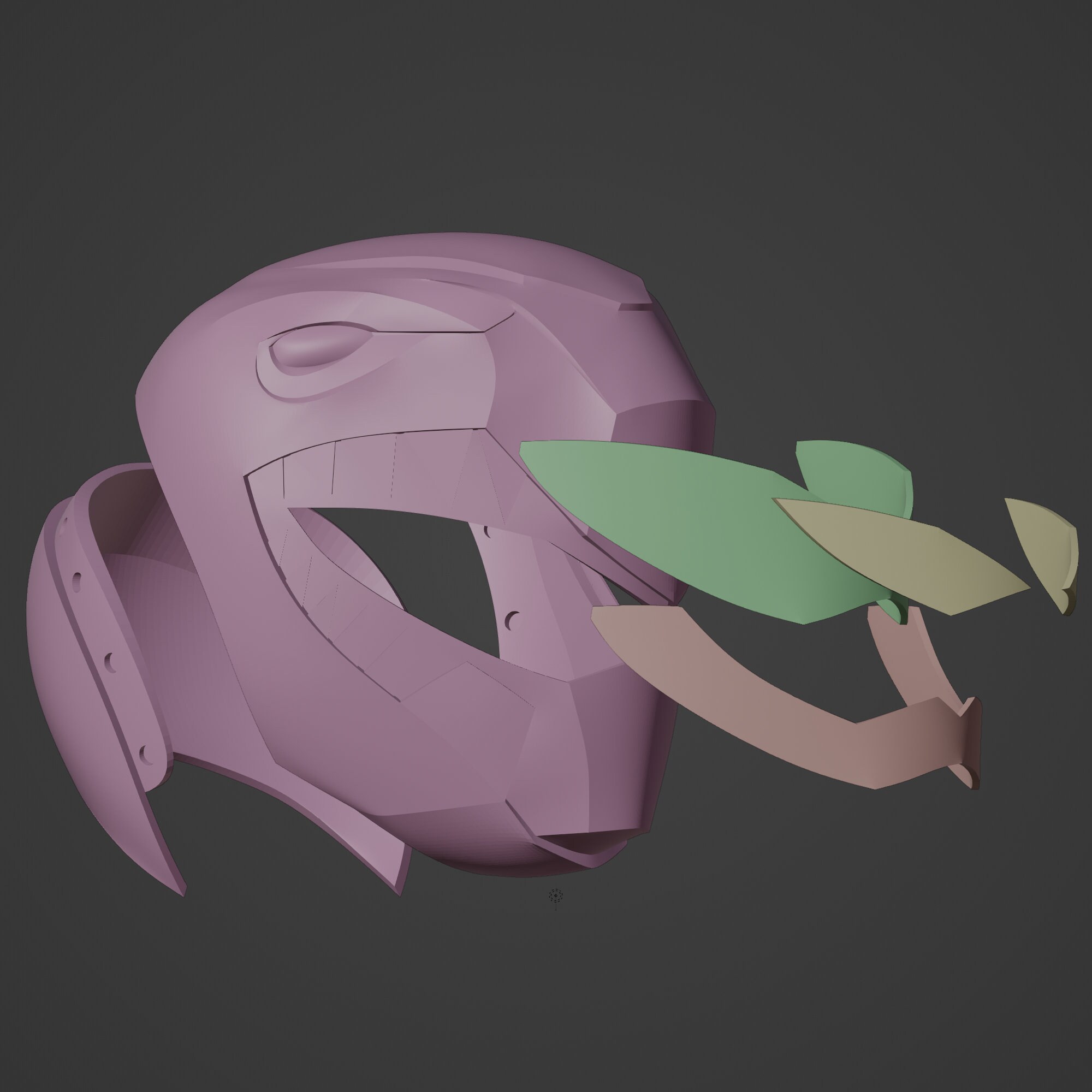 Red Turtle Ranger Helmet - 3D FILES ONLY - Etsy
