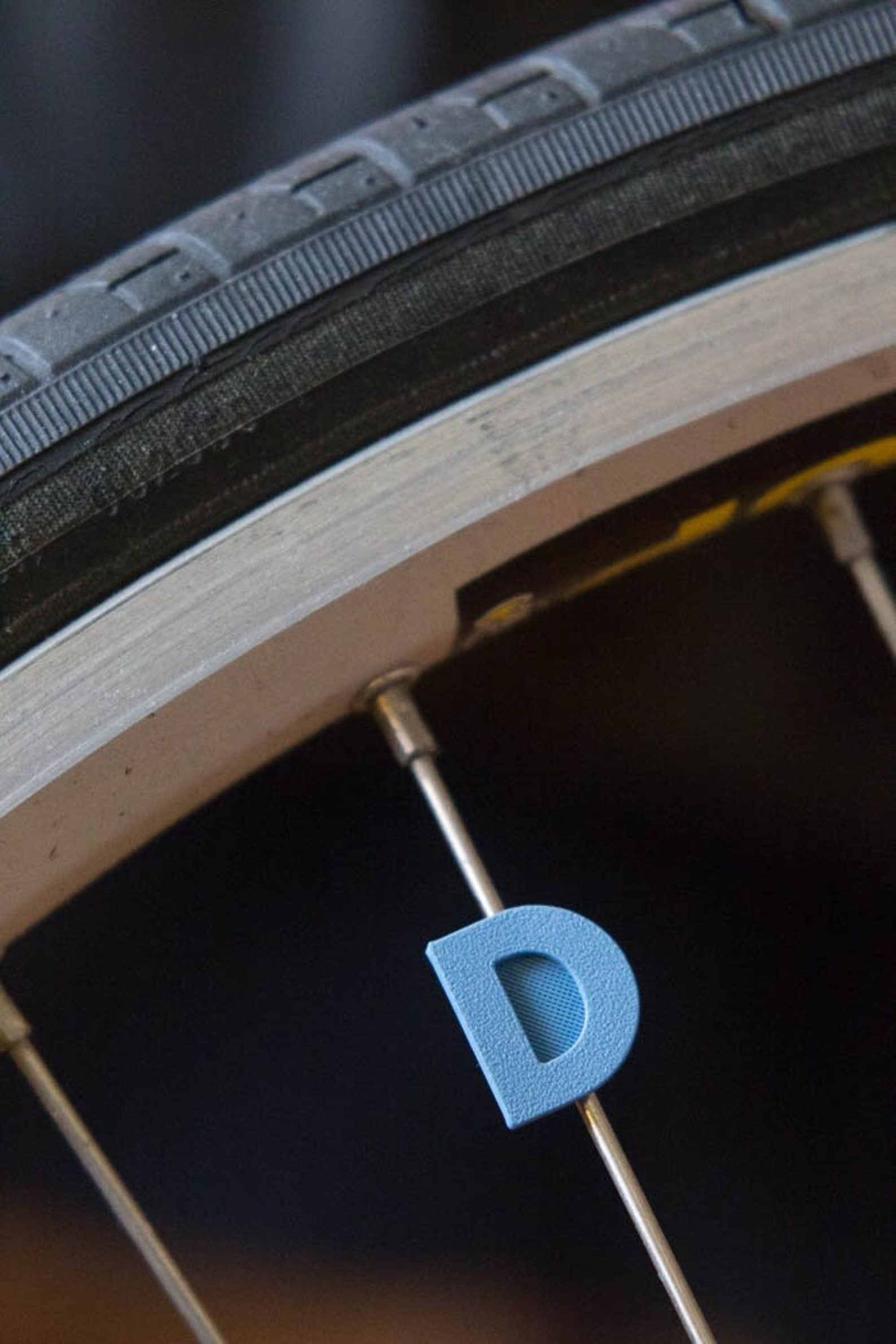 Letter "d" Bike Spoke Decoration. Fits on Bicycle Wheel Spokes. This ...