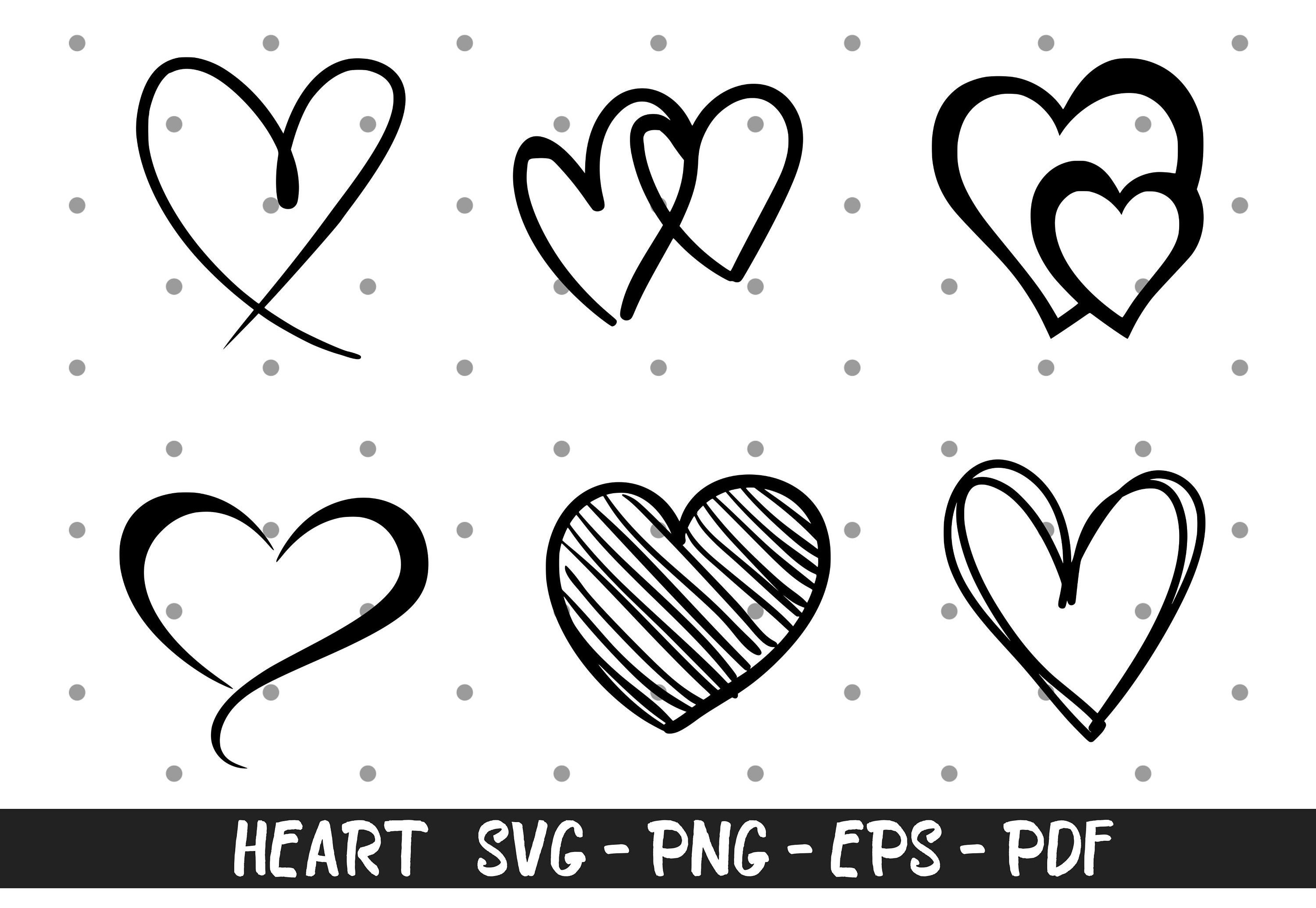Heart SVG Valentine's Day Svg Love Svg Heart Bundle Svg - Etsy
