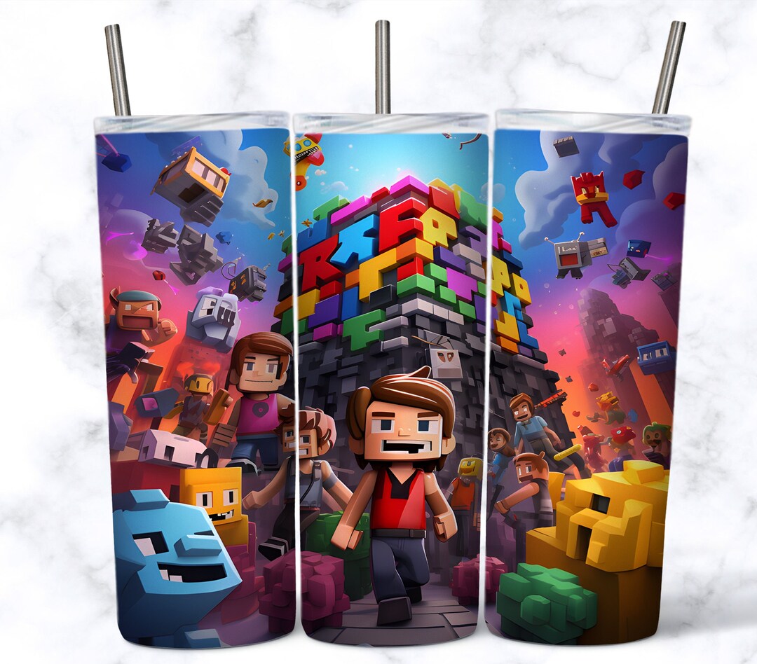 Roblox 20 Oz Skinny Tumbler Sublimation Design, Tumbler Wrap Design ...