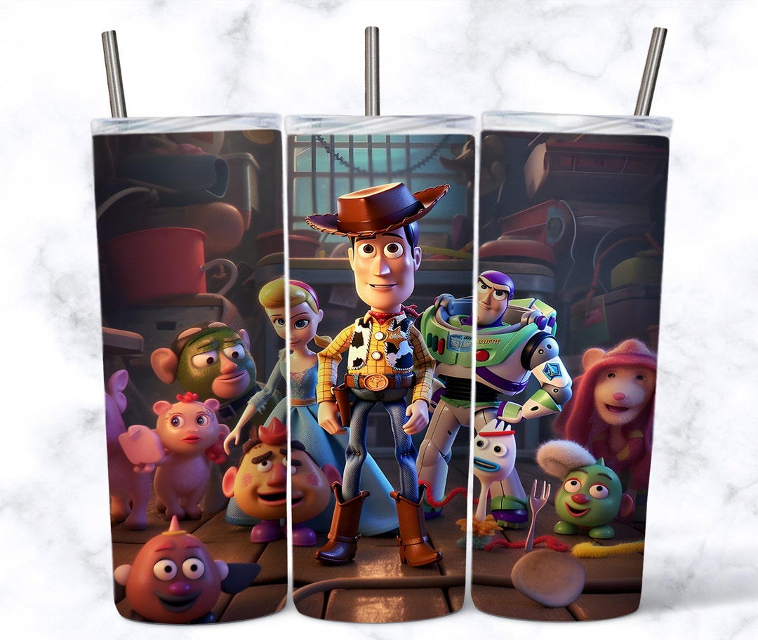 Toy Story 20 Oz Skinny Tumbler Sublimation Design, Tumbler Wrap Design ...