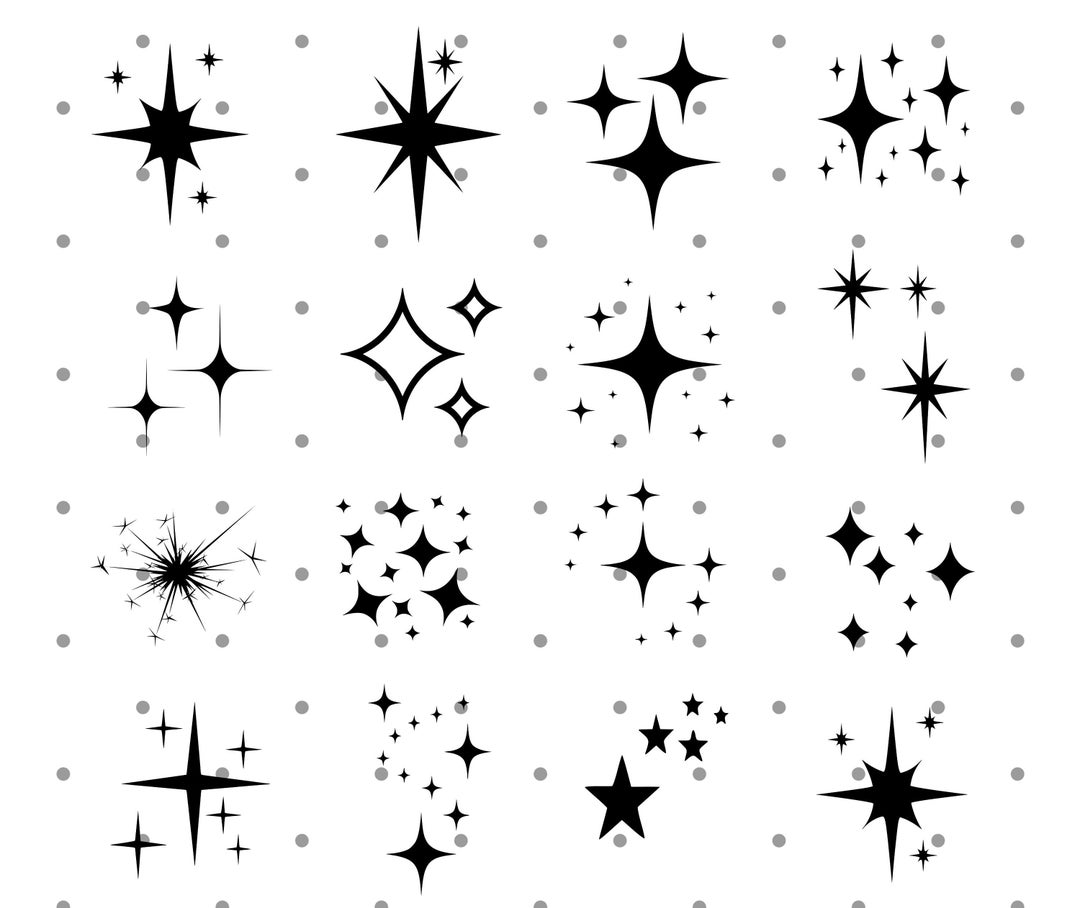 Sparkle Svg, Sparkle Png, Star Svg, Star Png, Sparkle Stars Svg ...