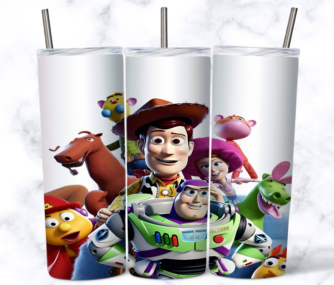 Toy Story Frriends 20 Oz Skinny Tumbler Sublimation Design, Tumbler ...