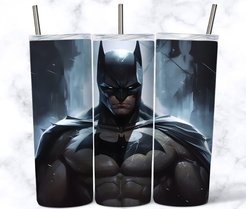 20 Oz Skinny Tumbler Sublimation Design, Batma, Tumbler Wrap Design ...