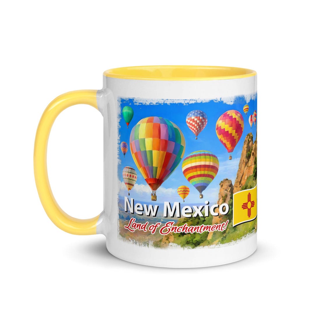 New Mexico Mug With With La Luz Trail Albuquerque International Balloon ...