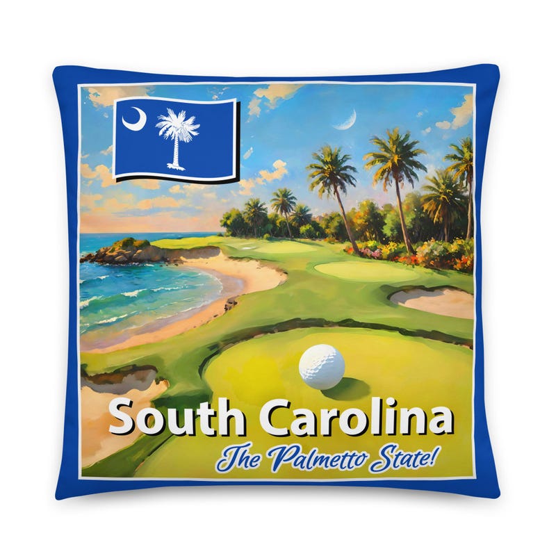 South Carolina Pillow - Etsy