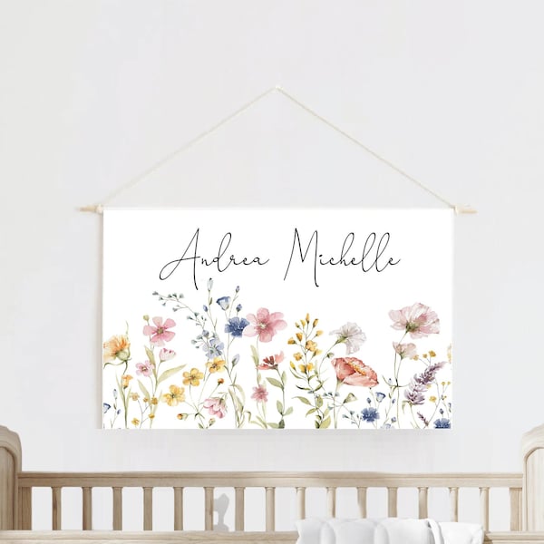 Baby Name Canvas - Etsy