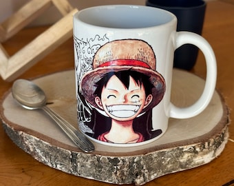 One Piece Anime Tea Cup - Etsy