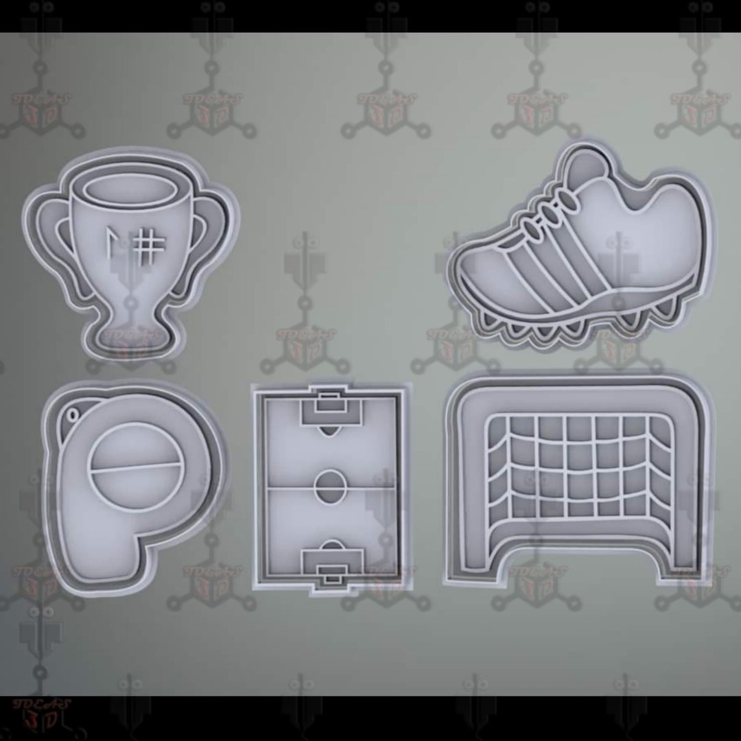 Magical STL Cookie Cutter Molds Set - Funny American Football - Etsy