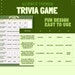 Printable Instant Download TV Trivia Game, Pub Trivia Questions, Great ...