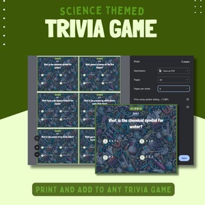 Printable Instant Download TV Trivia Game, Pub Trivia Questions, Great ...