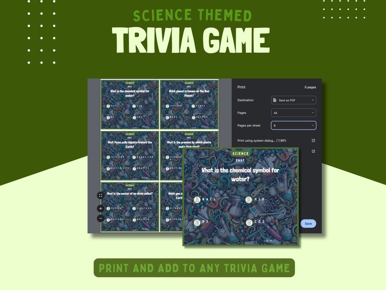 Printable Instant Download TV Trivia Game, Pub Trivia Questions, Great ...