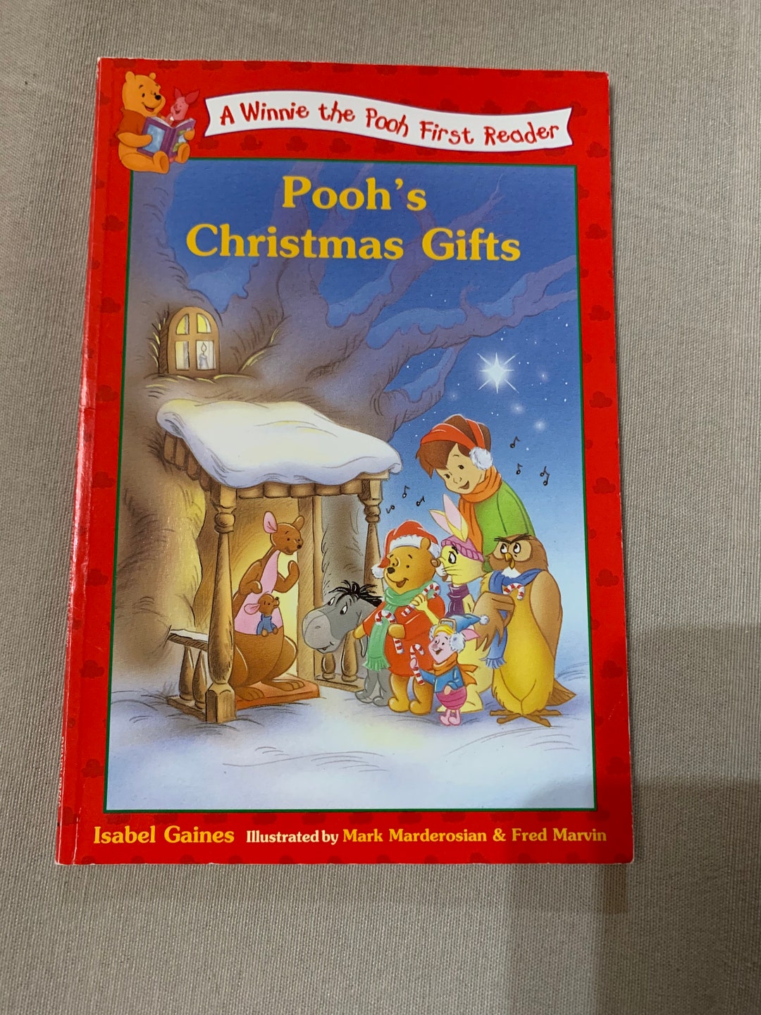 A Winnie the Pooh First Reader, Pooh’s Christmas Gifts, 1999, #17 - Etsy