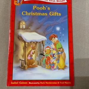 A Winnie the Pooh First Reader, Pooh’s Christmas Gifts, 1999, #17 - Etsy