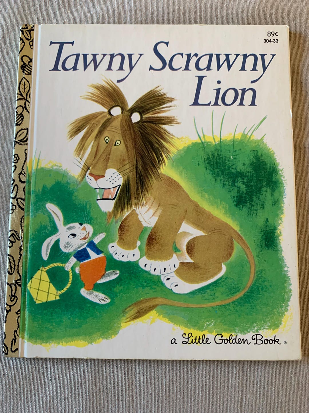 Tawny Scrawny Lion, a Little Golden Book. 1980 - Etsy