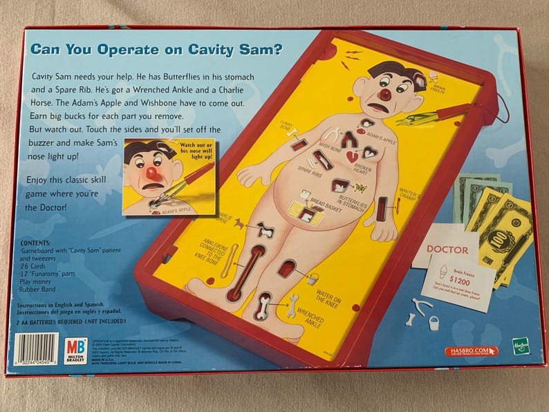 Operation Game, 2003, #04545 - Etsy