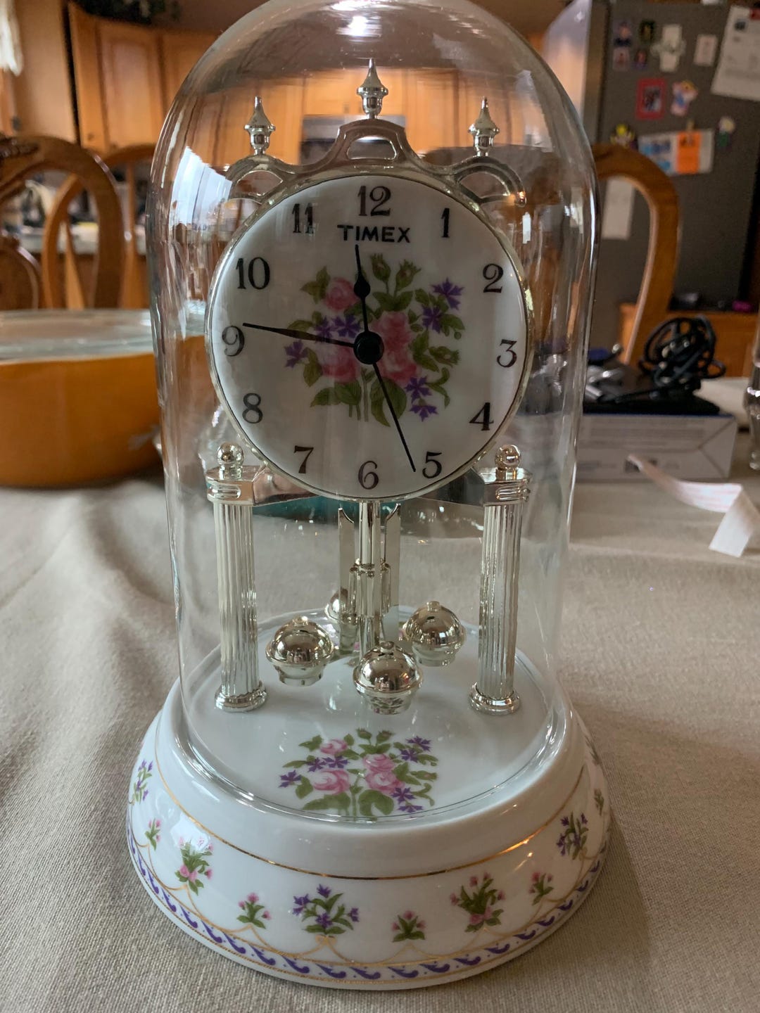 Vintage Timex Dome Anniversary Clock - Etsy