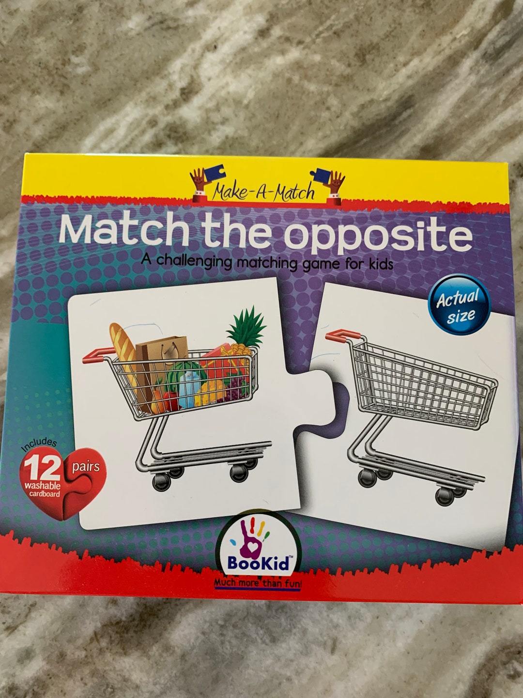 Match the Opposites (a Challenging, Matching Games for Kids) RARE FIND ...