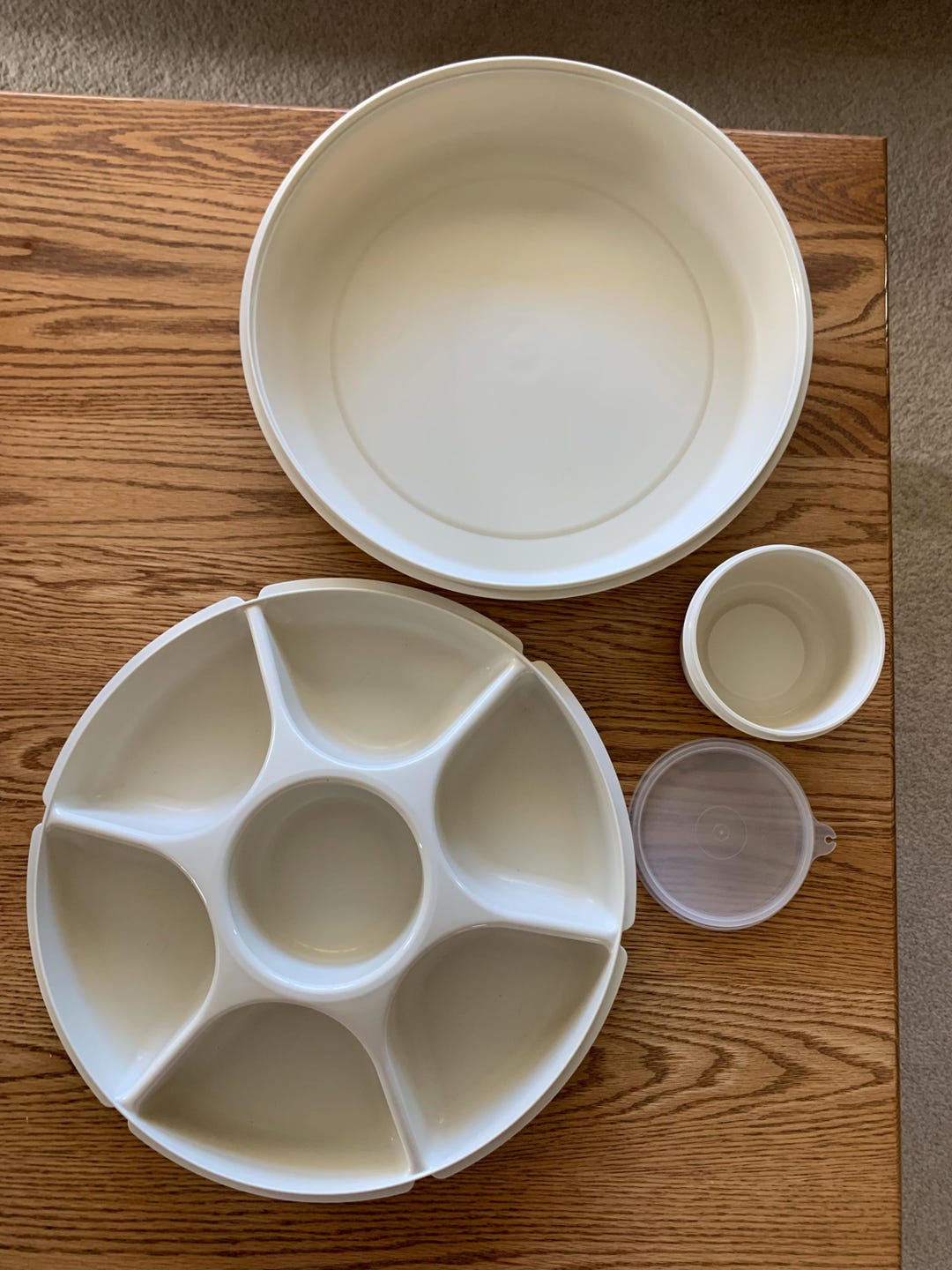 Tupperware Divided Party/relish/vegetable Tray - Etsy